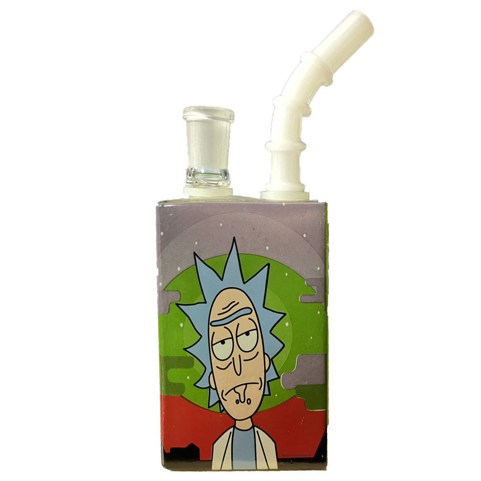 Rick Sanchez Juice Box Glass Bong – Vapester Smoke Shop – Vancouver