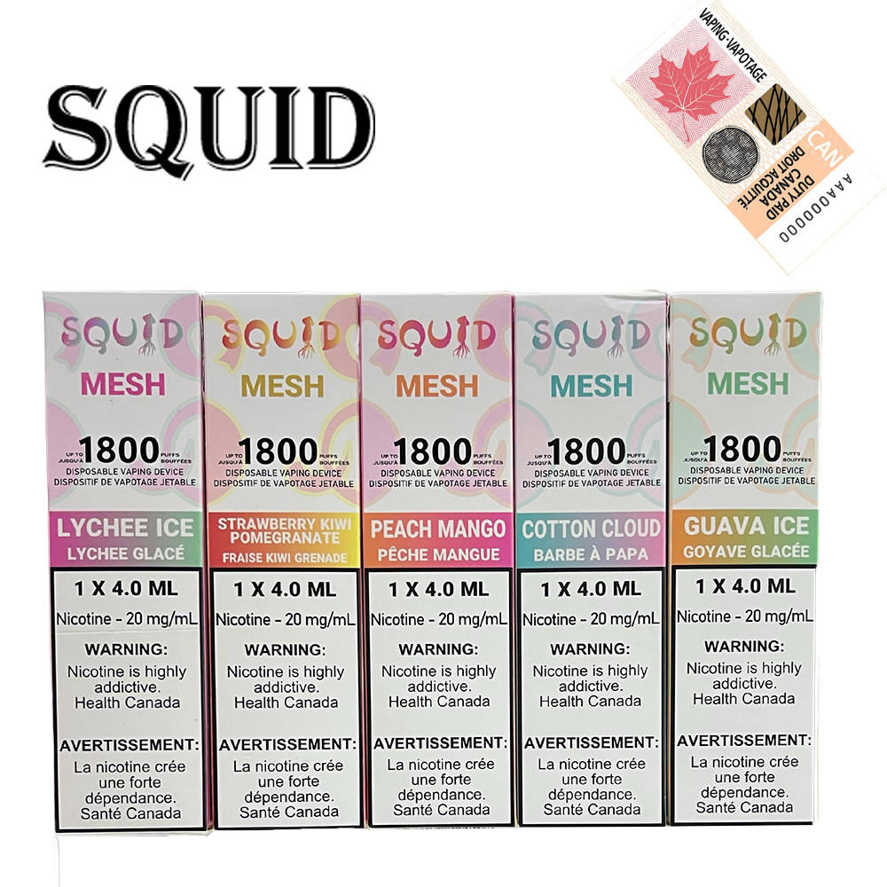 Squid Vape Vancouver Canada (NEW FLAVOURS)