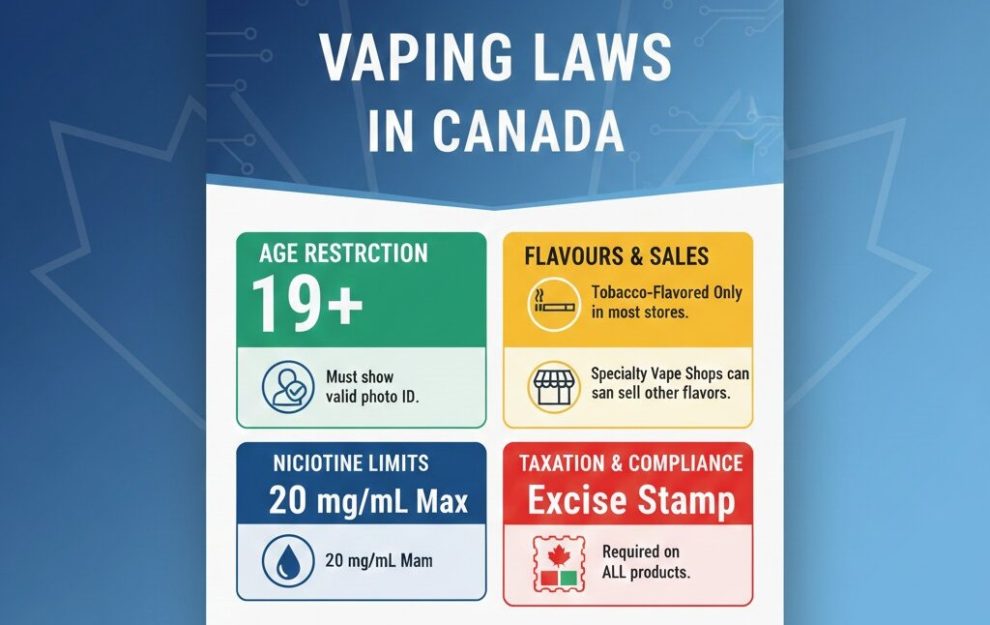 Vaping Laws in Canada (2026): Age, Public Use, Taxes & Travel Rules ...